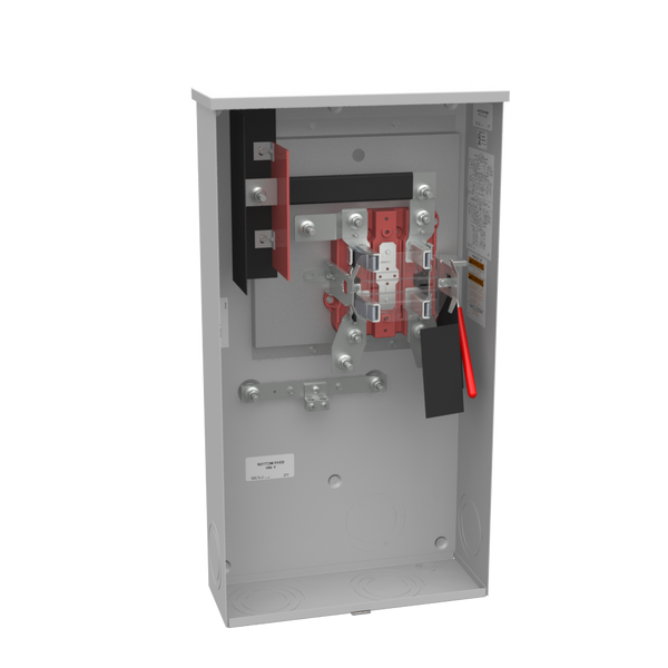 Meter Base, 320A, 4 Jaw, 1PH, 600VAC, 1 Position, Ringless, UG ...