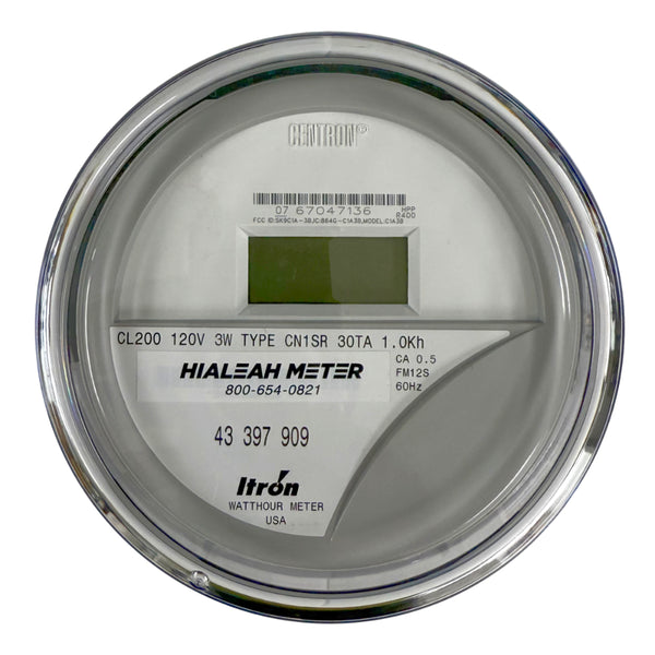Single Phase Solid State FM 12S 200A 120V 3W - HialeahMeter