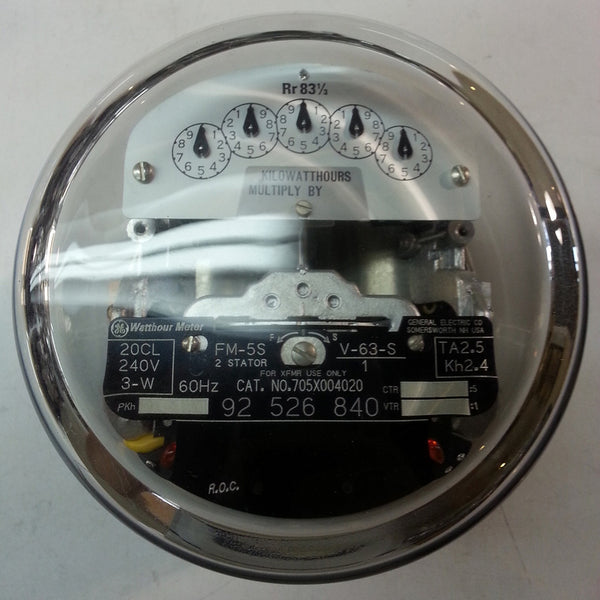 GE Watthour Meter Form 5S CL 20 240V – HialeahMeter